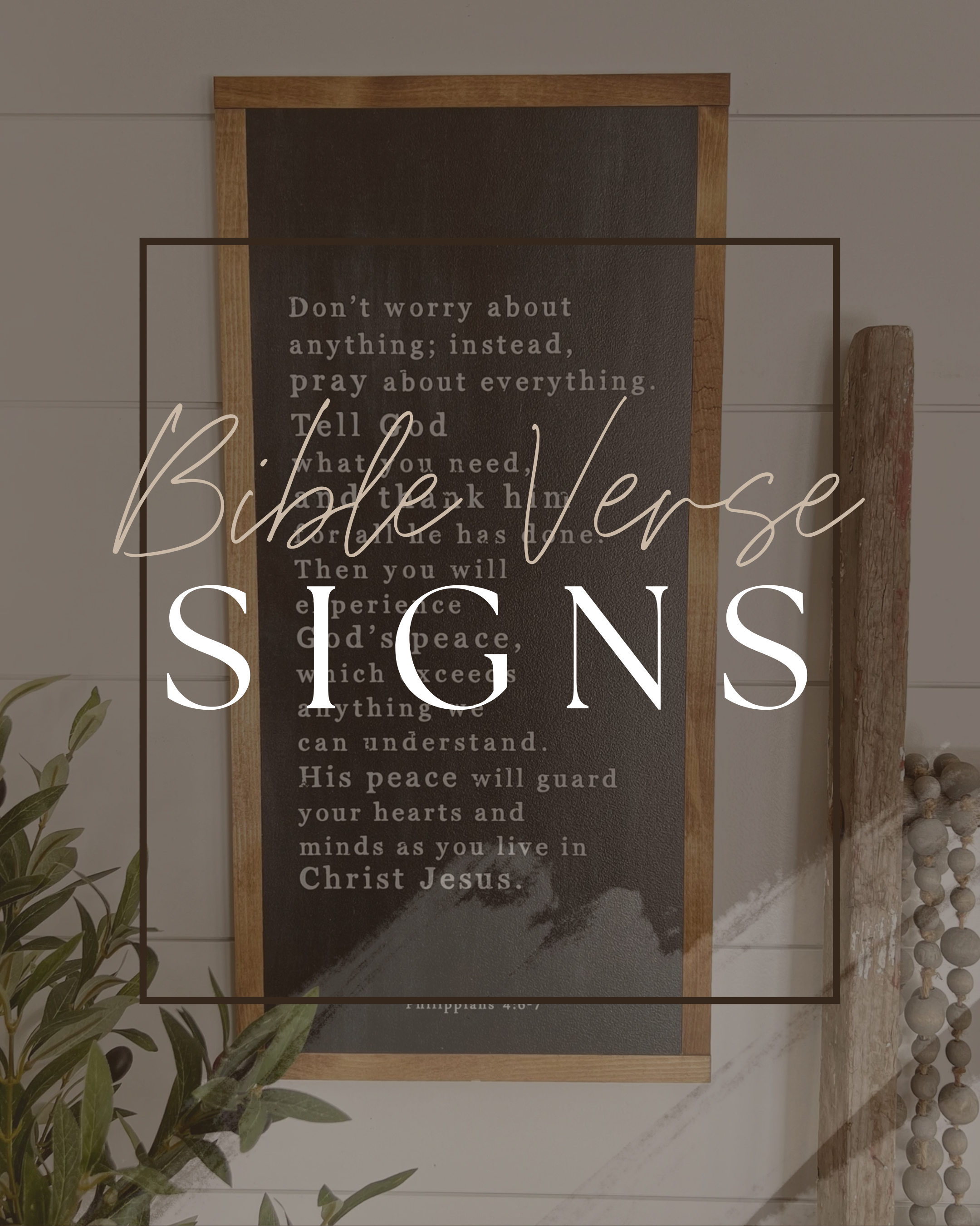 Bible Verse Signs – WillowBee Signs
