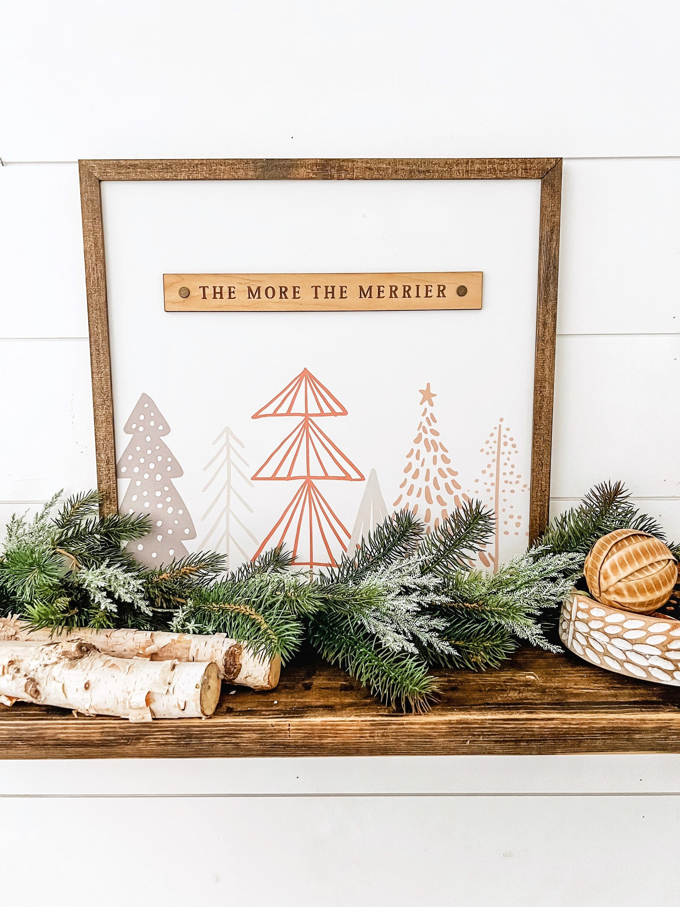 Scandinavian and Boho Style Christmas Sign – WillowBee Signs