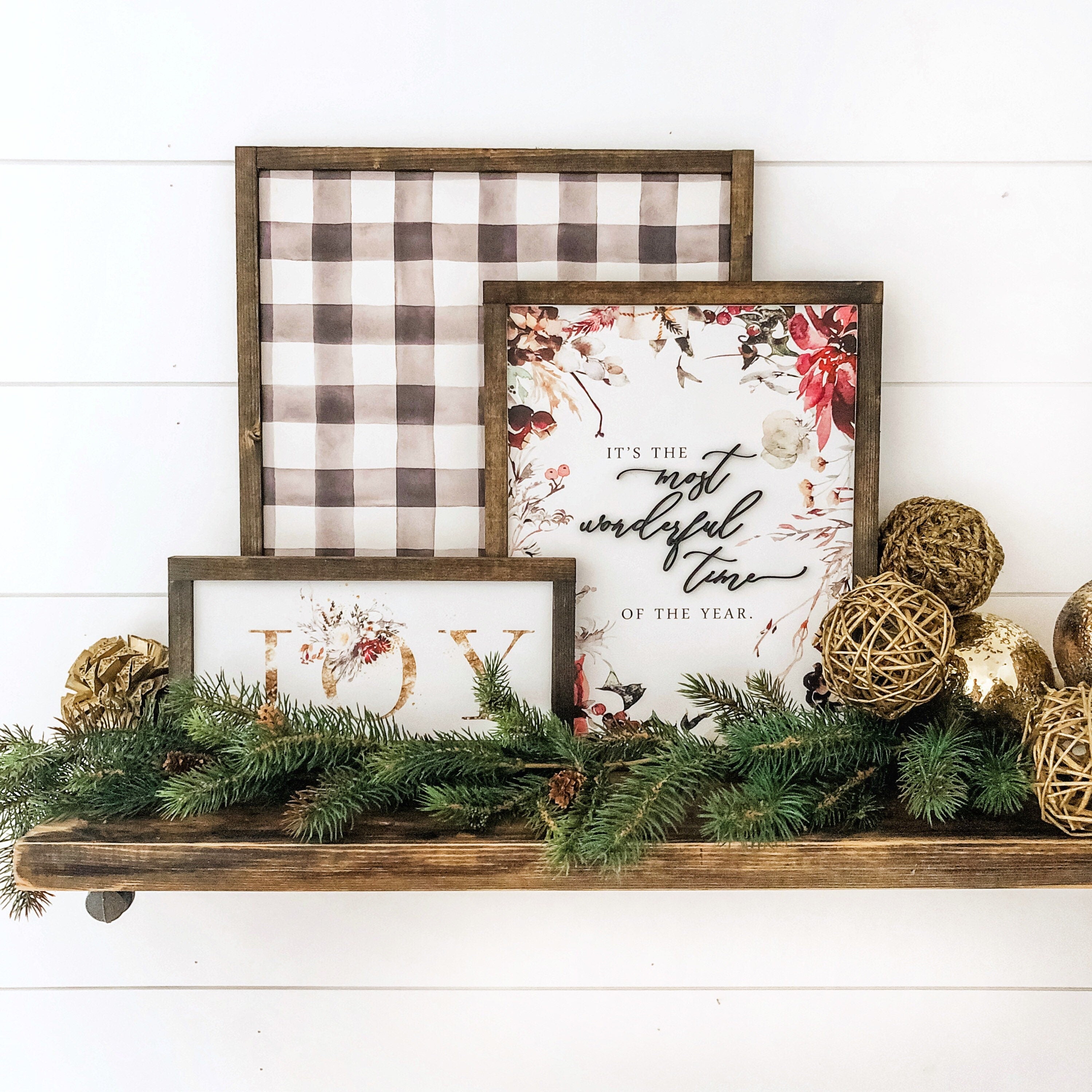 Christmas Sign Trio – WillowBee Signs